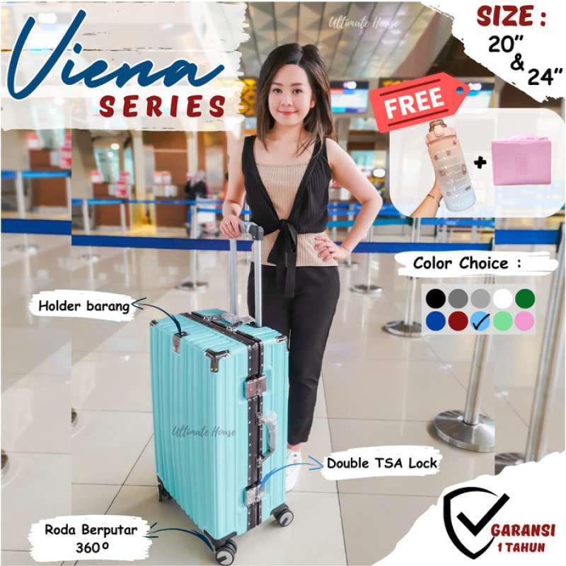 Promo Koper Bagasi Kabin Koper Alumunium Multifungsi Suitcase 20 Inch ...
