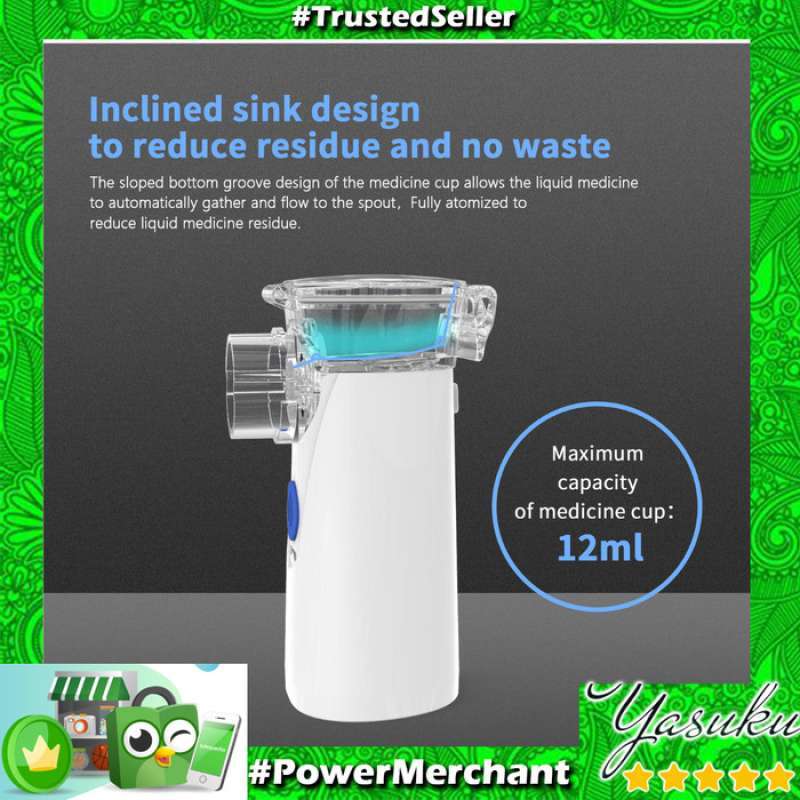 Promo Medical Mesh Nebulizer Alat Uap Bantu Pernafasan Asma Inhalasi ...