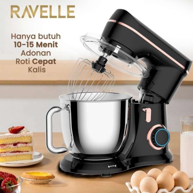 Promo Ravelle Standing Mixer Berdiri Kapasitas Besar 4.5 Liter Low Watt ...