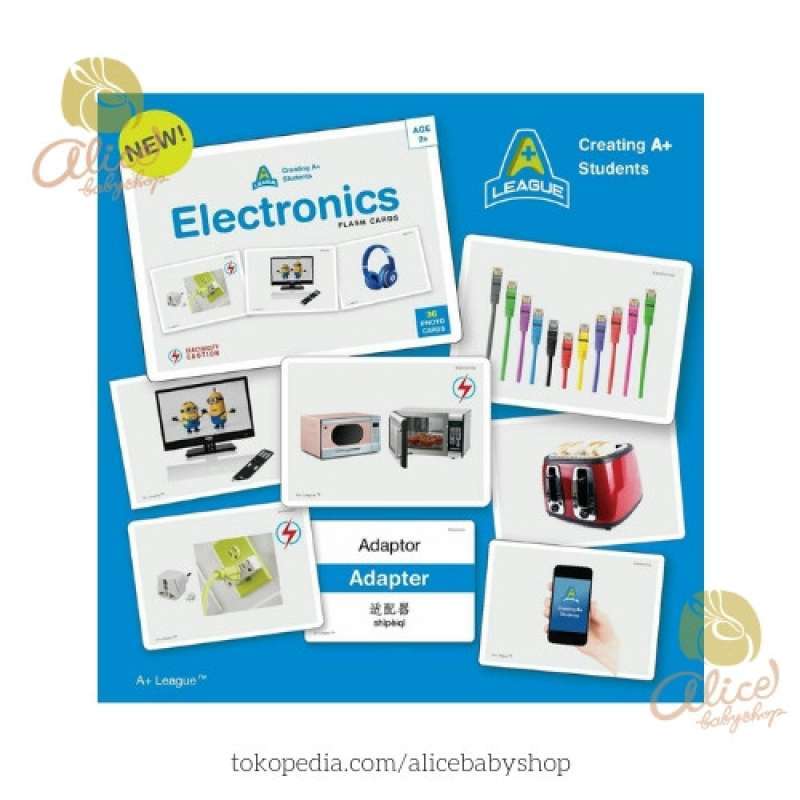 Promo Flash Card Electronics |flash Cards|buku Anak|flash N Learn Diskon 33% Di Seller ...