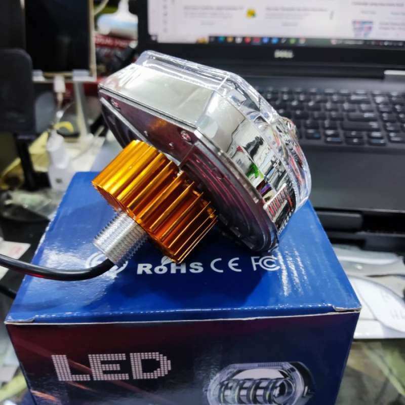 Promo New Lampu Utama Biled Mode Daymaker Proji Biled 4 Lensa 8D Plus ...
