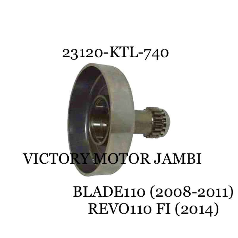 Jual LONCENG GEAR COMP PRIMARY DRIVE BLADE110 REVO FI 23120-KTL-740 ...