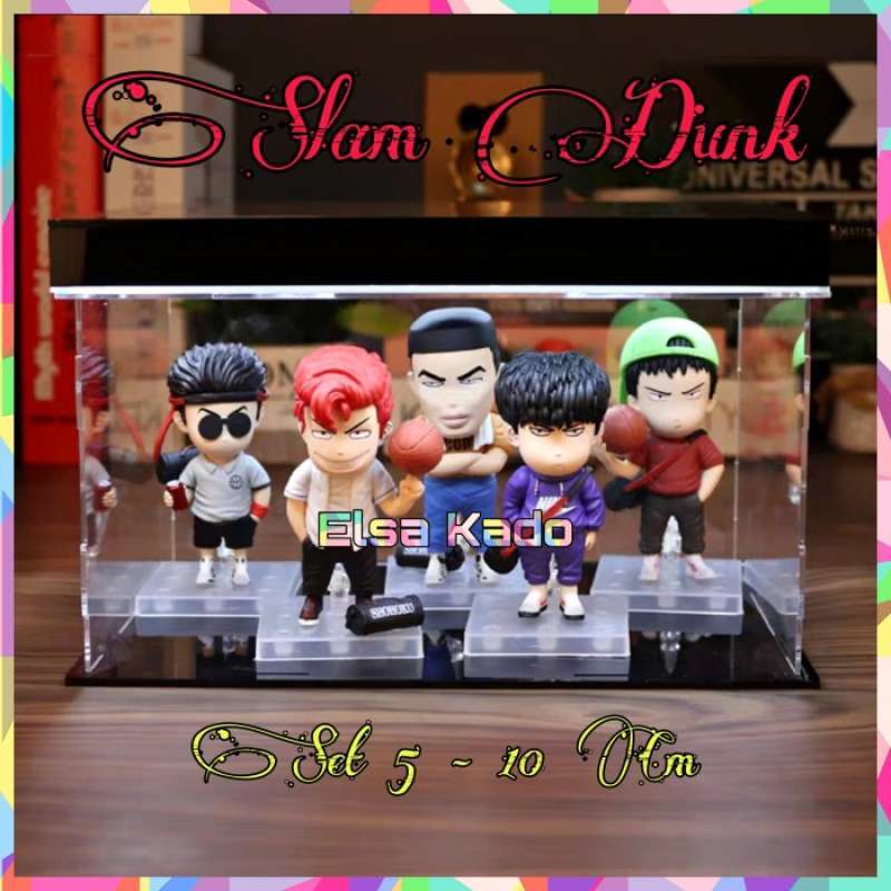 Promo Action Figure Slam Dunk Shohoku Set Isi 5 Slamdunk Pajangan Anime ...