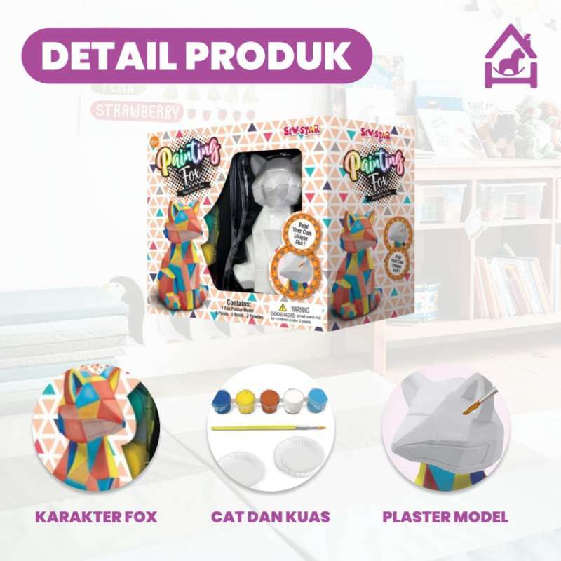 Jual Diy Mewarnai / Art&craft / Melukis Canvas / Melukis / Mainan Anak ...