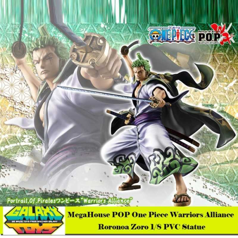 Promo MegaHouse POP One Piece Warriors Alliance Roronoa Zoro 1/8 PVC ...