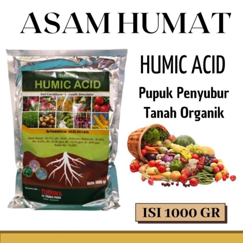 Promo ASAM HUMAT / HUMIC ACID KEMASAN 1 KG - PUPUK PEMBENAH TANAH ORGANIK Diskon 9% di Seller ...