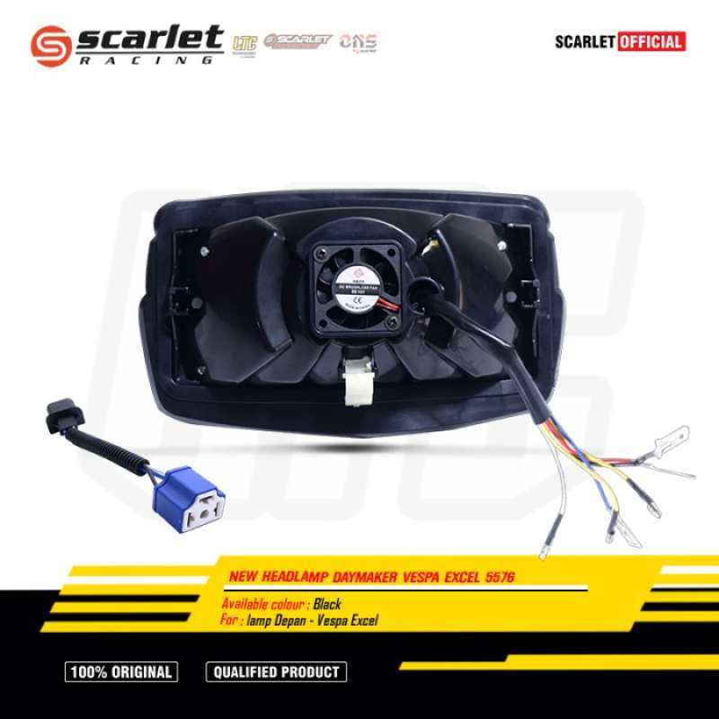 Jual Scarlet Ltc - Headlamp Lampu Depan Daymaker 5576 Vespa Excel ...