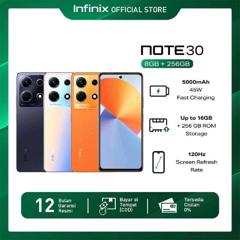 Jual Infinix Note 30 8/256gb Nfc Di Seller Uranus Com - Panggung Lor ...