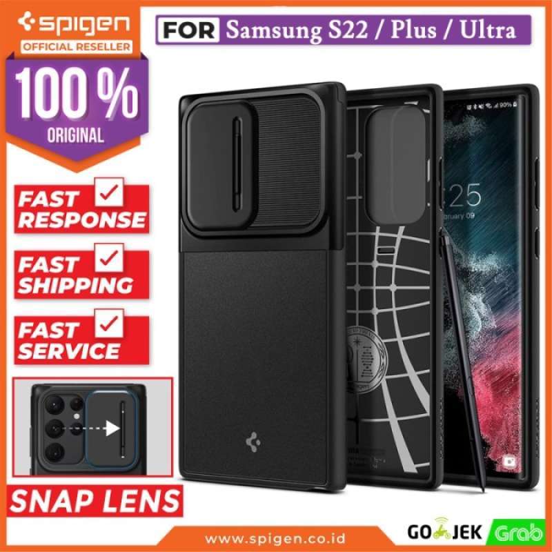 Promo Case S 22 Ultra Plus 5g Spigen Optic Armor Camera Casing ...