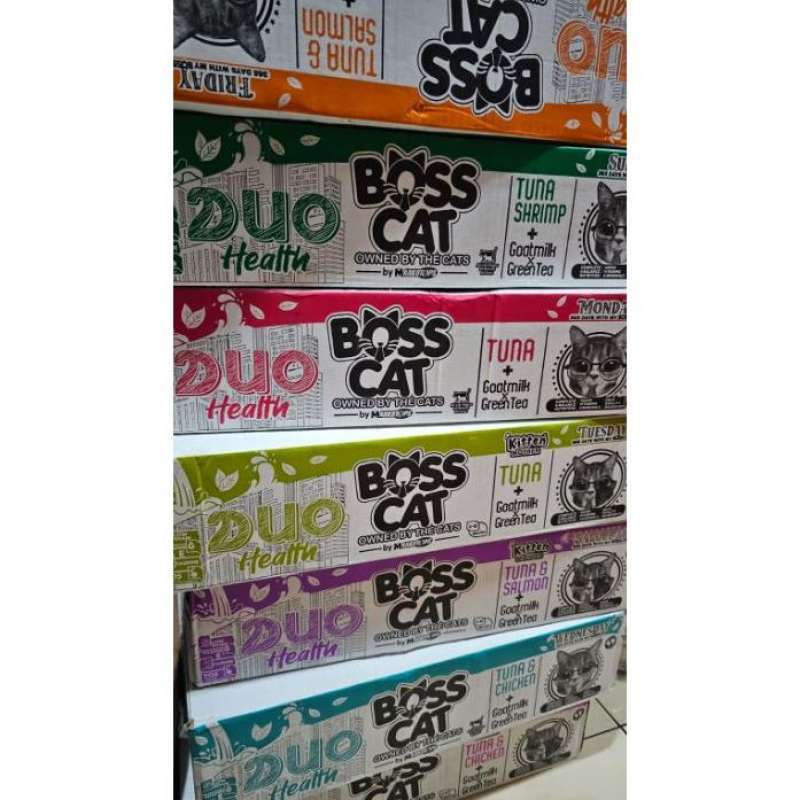 Promo Boss Cat Kaleng 380gr Per Dus Isi 24pcs Grosir Makanan Basah ...