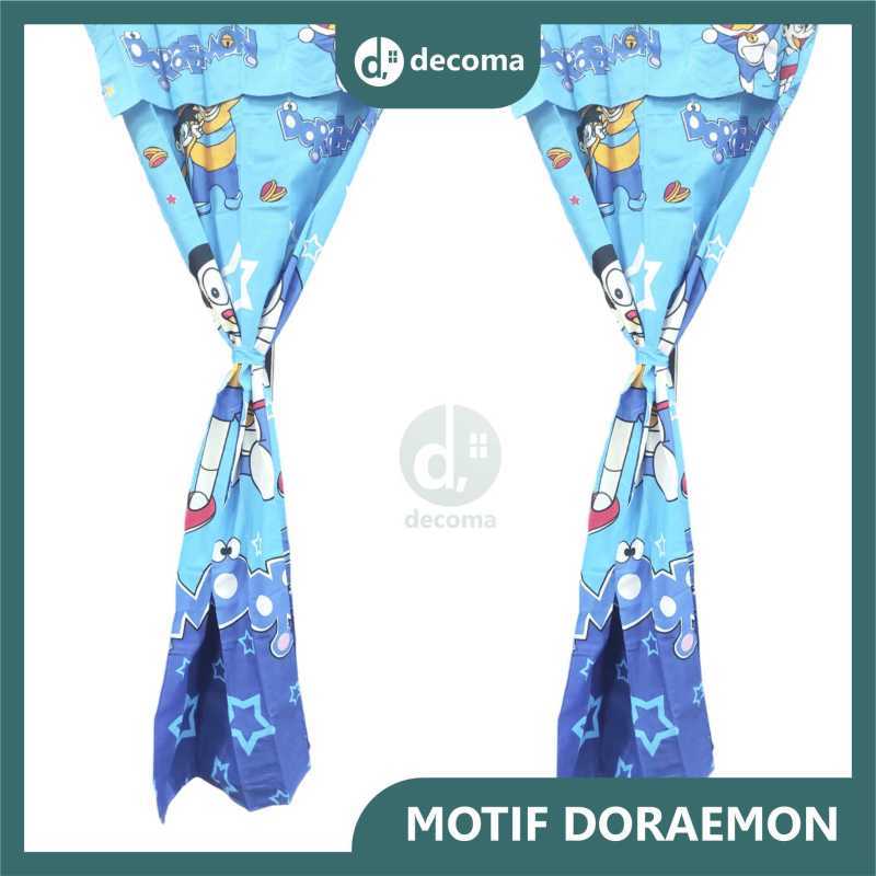 Promo Decoma Gorden Hordeng Tirai Jendela Dan Pintu Karakter Kartun Doraemon Lucu Korden Horden ...