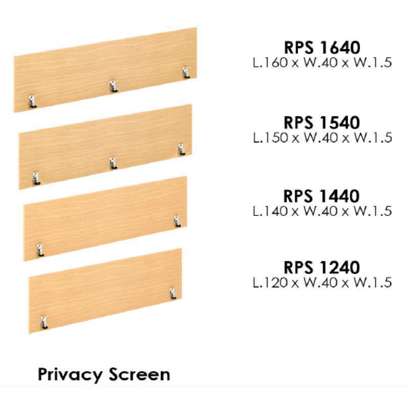 Promo Meja Meeting Orbitrend Meja Kerja Privacy Screen Table - L 140 X ...