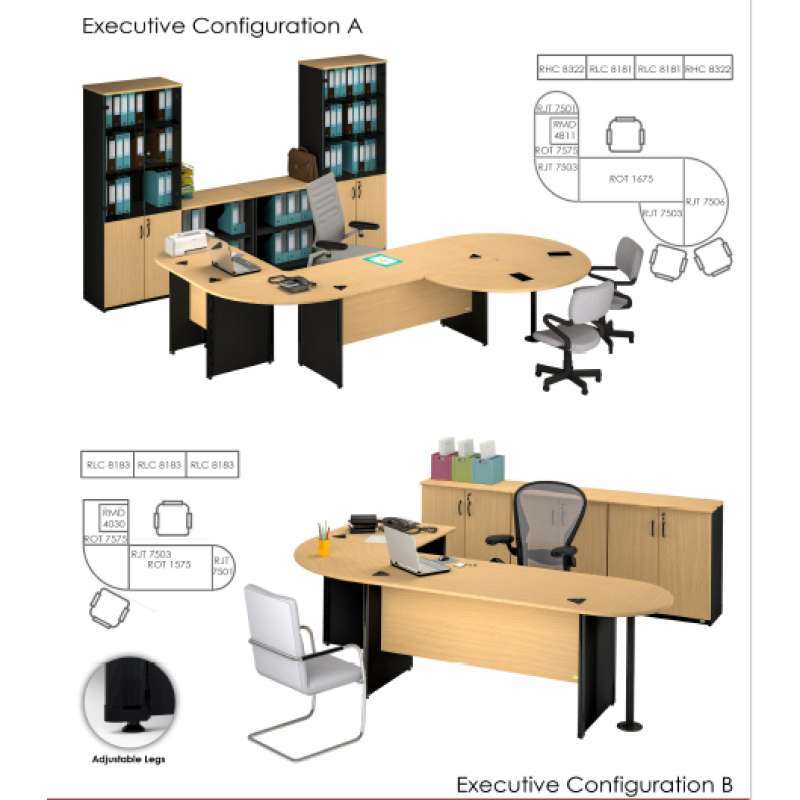 Promo Meja Meeting Orbitrend Meja Kerja Privacy Screen Table - L 140 X ...