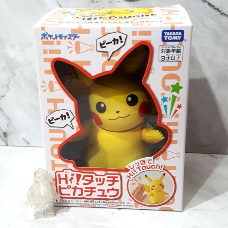 Promo Pokemon Hi! Touch Pikachu (petit Robot Moving Talking) Takara ...