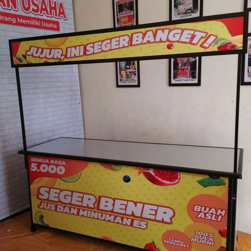 Jual Booth Portable 2 Meter Cocok Untuk Jualan Es Buah Seger Viral ...