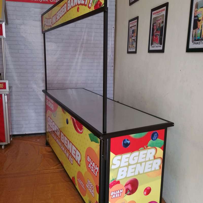 Jual Booth Portable 2 Meter Cocok Untuk Jualan Es Buah Seger Viral ...