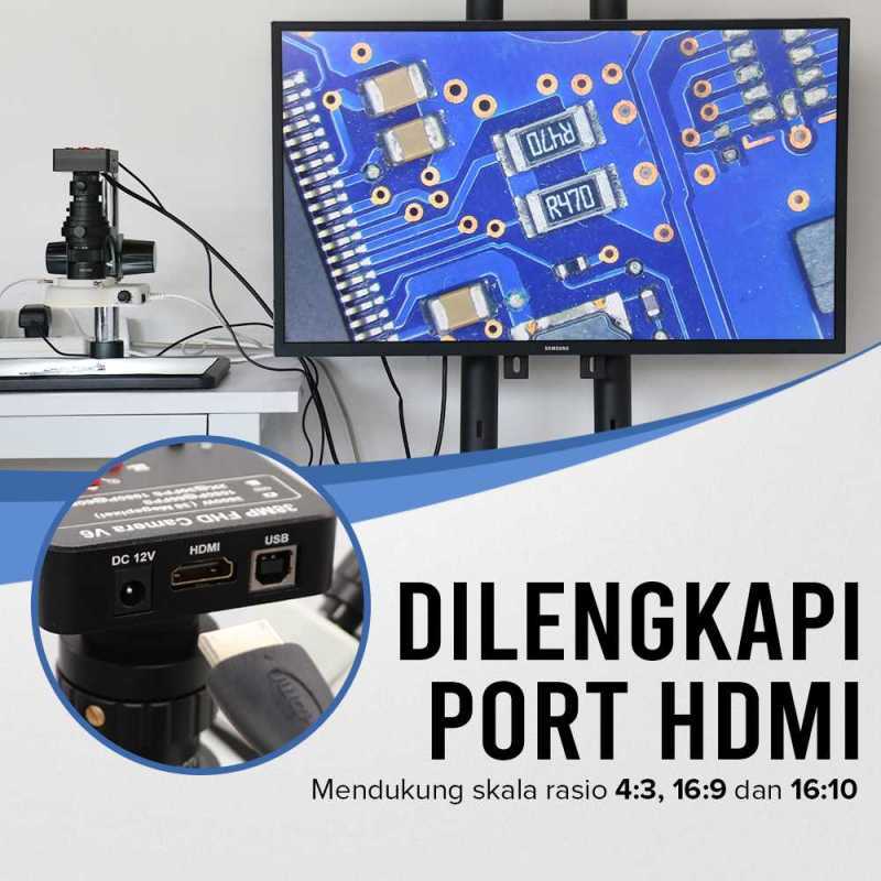 Jual Mhx Kamera Mikroskop Industrial Magnifier Full Hd 38mp 2k Di ...
