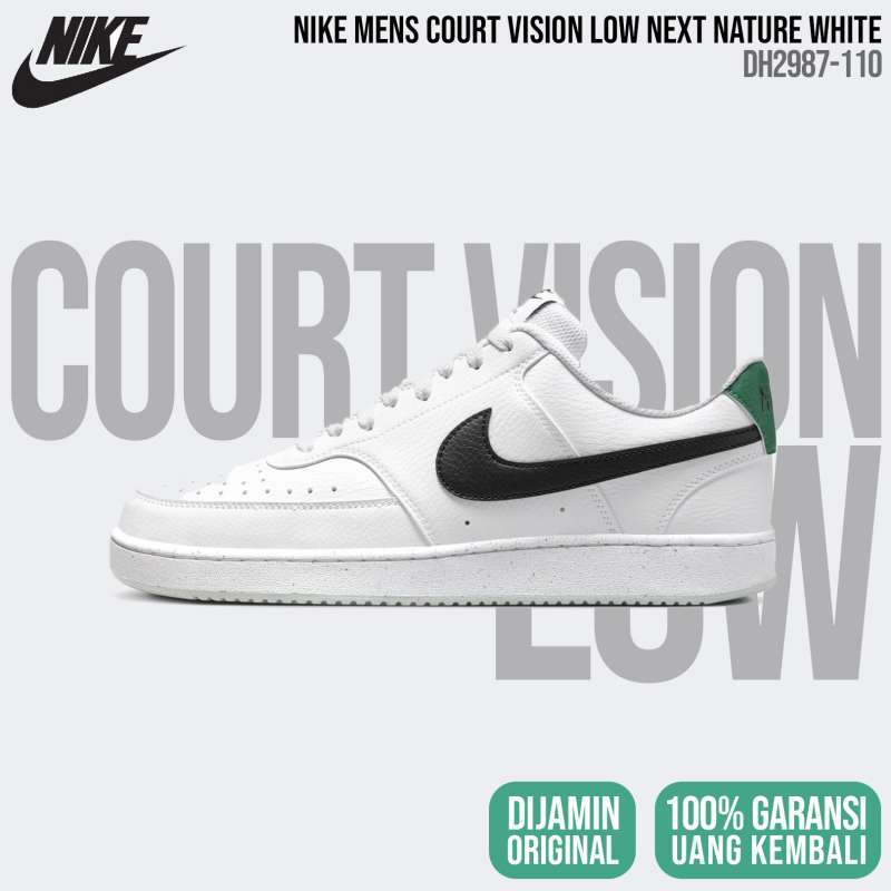 Jual Nike Court Vision Low Next Nature [dh2987-110] White Mens Original ...