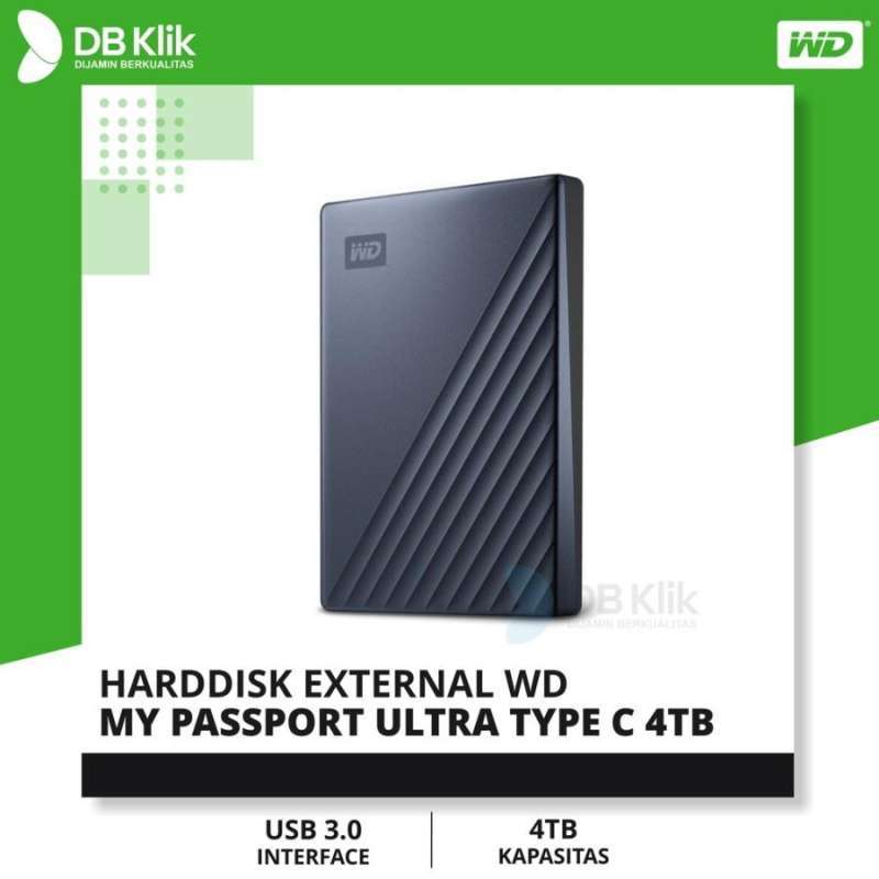 Jual Harddisk External Wd My Passport Ultra Type C 4tb Di Seller Indomstek - Cipete Utara, Kota ...