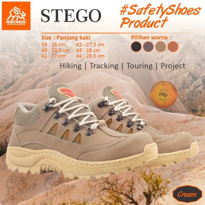 Jual Rubtrack Stego Man Series Safety Shoes Sepatu Boots Ujung Besi ...