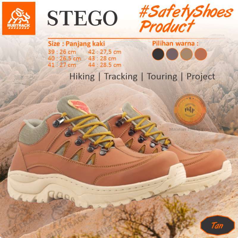 Jual Rubtrack Stego Man Series Safety Shoes Sepatu Boots Ujung Besi ...