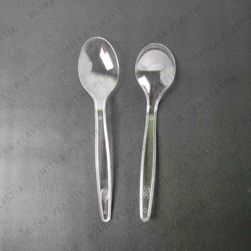 Jual Sendok Makan Plastik Bening Isi 25 Pcs Murah Di Seller Mitra ...