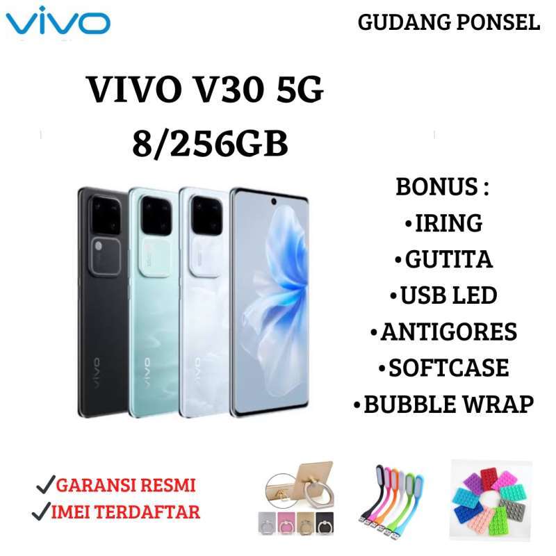 Promo Vivo V30 5g 8/256gb Garansi Resmi + Bonus - White Diskon 13% Di Seller Gudang Ponsell ...