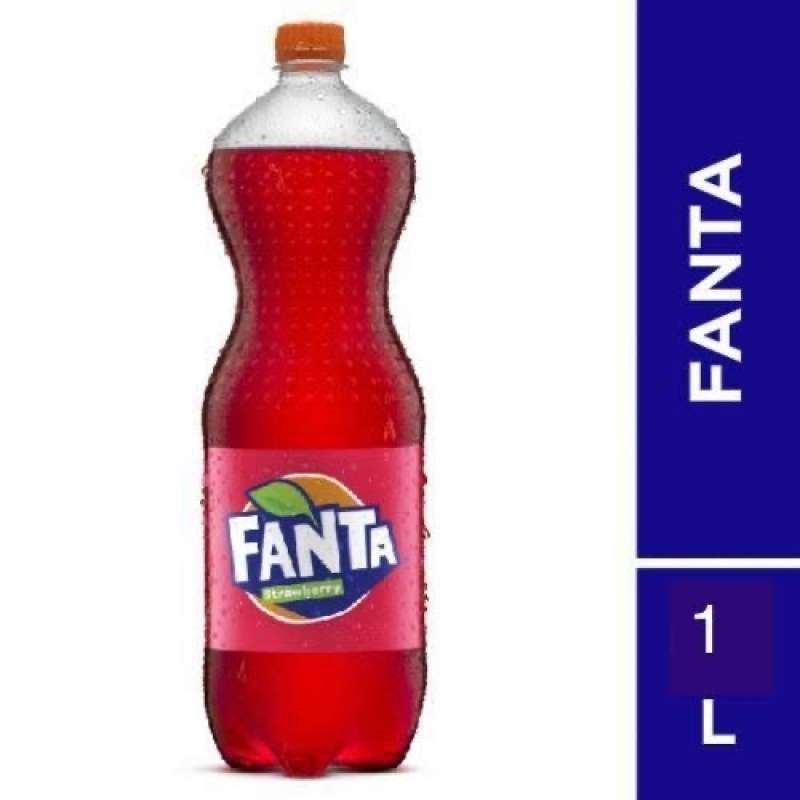 Promo Fanta Merah Minuman Bersoda Botol Plastik Pet - 1000 Ml | 1 Liter ...