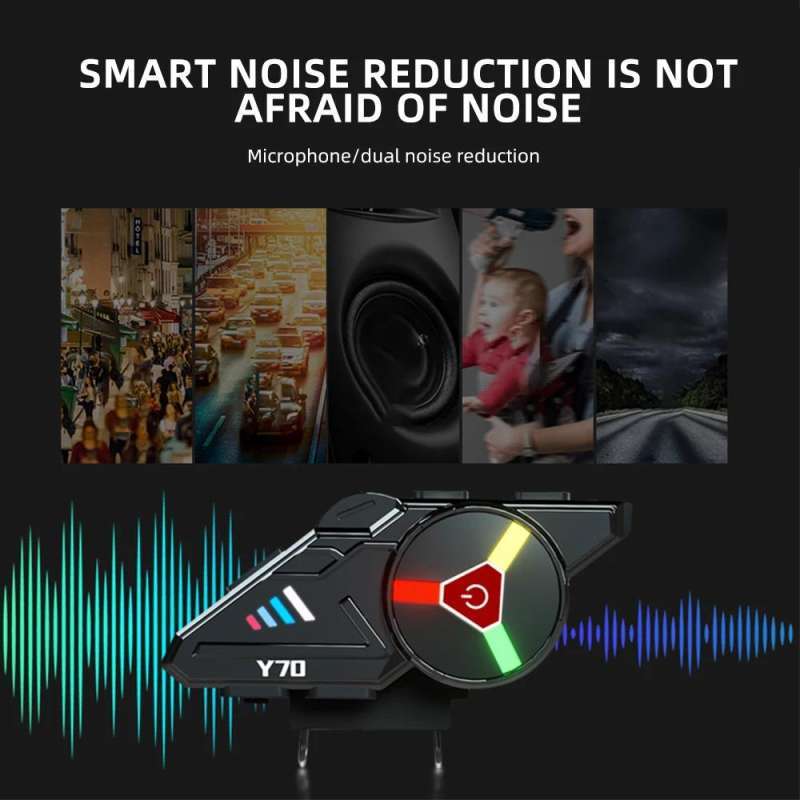 Jual Kebidumei Intercom Helm Bluetooth 5.3 Headset Helmet Motorcycle ...