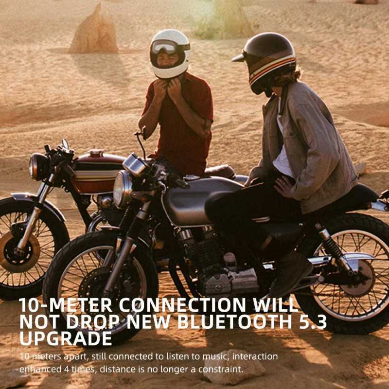 Jual Kebidumei Intercom Helm Bluetooth 5.3 Headset Helmet Motorcycle ...