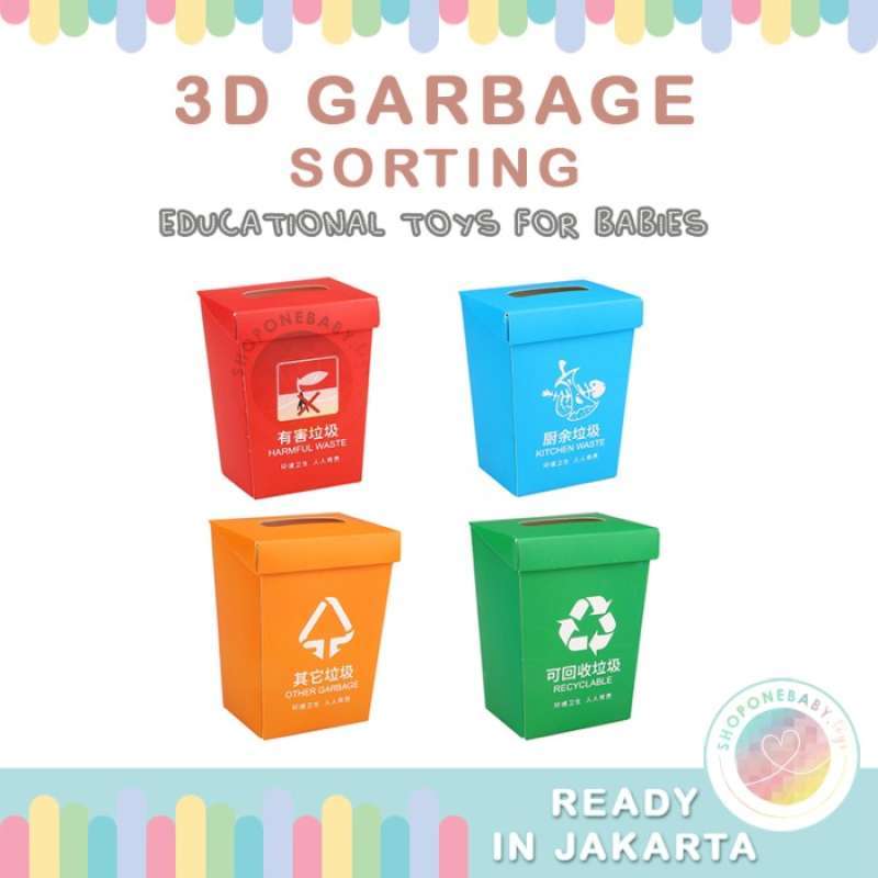 Promo Jkt Recycling Sorting Kids Garbage Classification Memilah Jenis ...