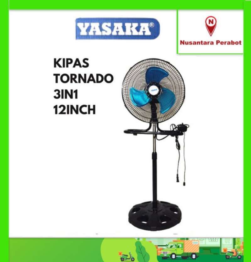 Jual Yasaka Tornado 12 Kipas Angin Berdiri, Meja, Dinding 12 Inci (besi ...