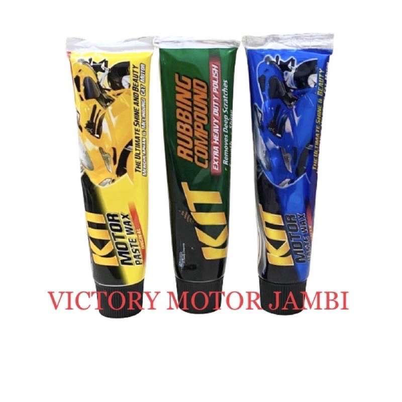 Jual Kit Motor Paste Wax Metallic Original Motor Wax 60 Gram - Kit ...