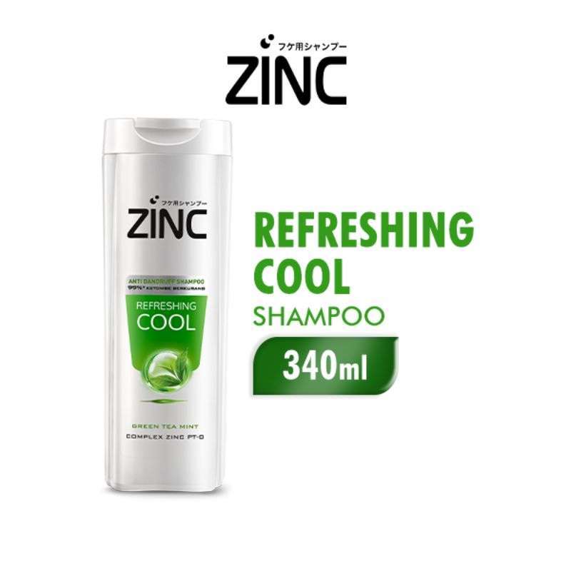 Promo Bandung - Zinc Refreshing Cool Bottle Shampoo 340 Ml Diskon 38% ...
