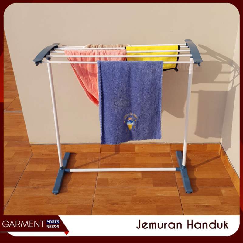 Promo Jemuran Handuk Baju Rak Portable Tempat Jemur Pakaian Kamar Mandi ...