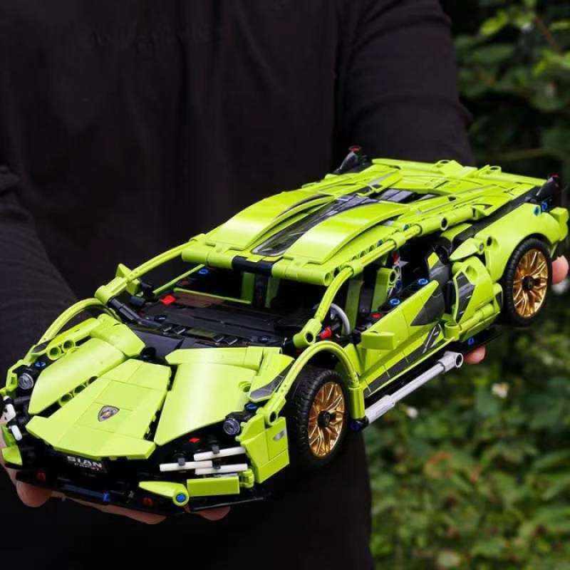 Promo Mainan Block-brick Teknik - Lamborghini Sian Fkp37 Skala 1:14 ...