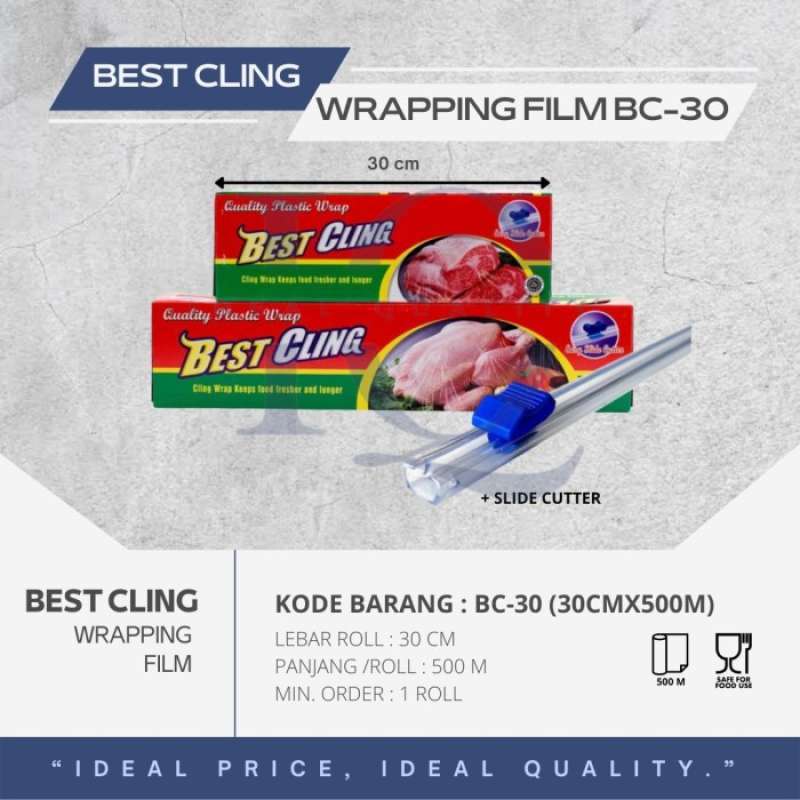 Promo Best Cling 30 Cm X 500 Meter - Jumbo - Plastik Wrap Cling - Food ...