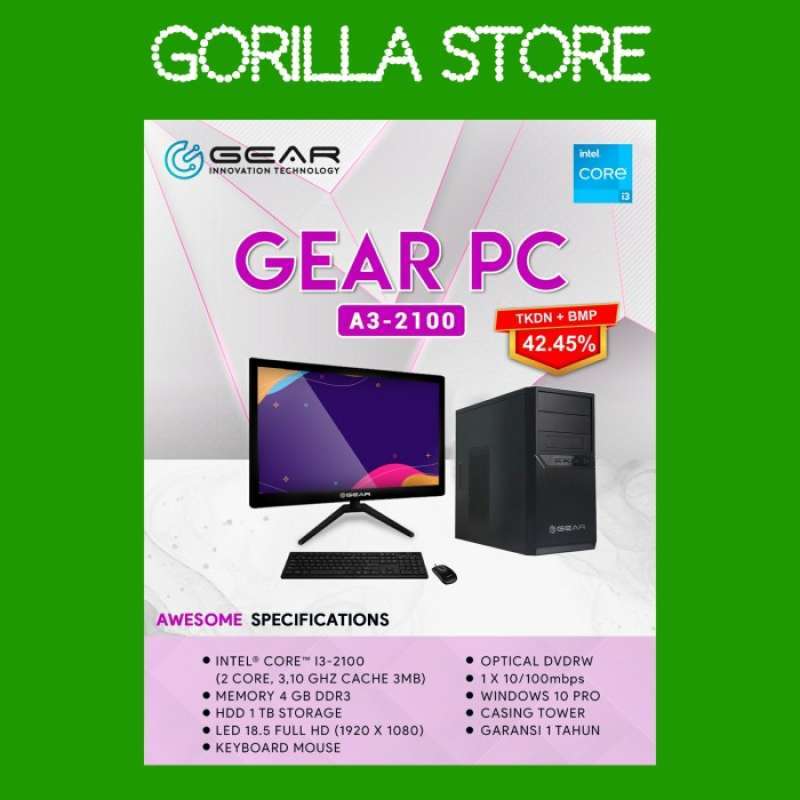 Jual Pc Client Dengan Harga Dan Spesifikasi Original Murah - Harga ...