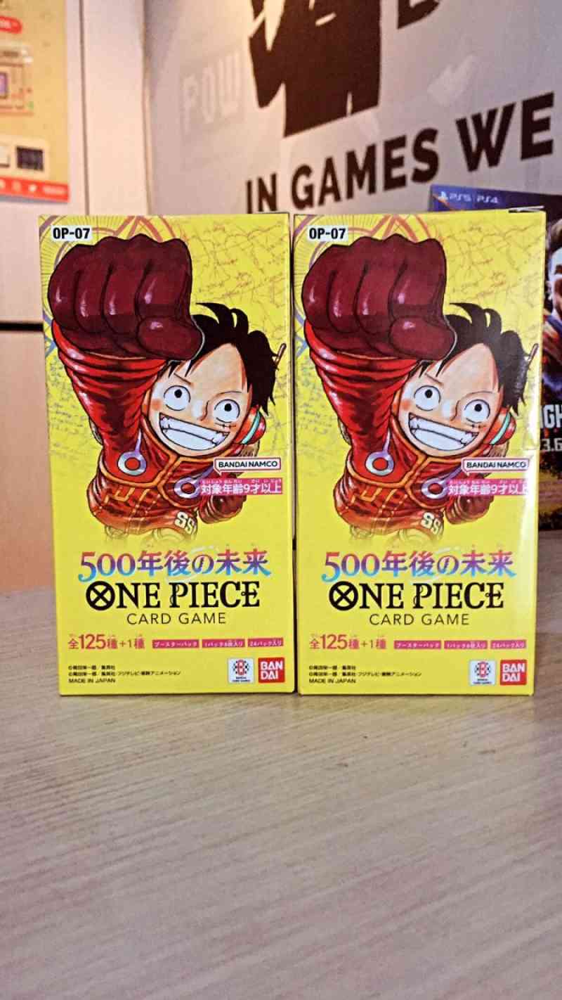 Promo One Piece Card Game Op07 / Op-07 Booster Box Case Tcg Japan 500 ...