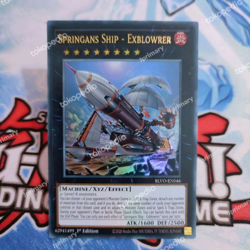 Promo Yugioh Springans Ship - Exblowrer Bo Ultra Rare Diskon 23% Di ...