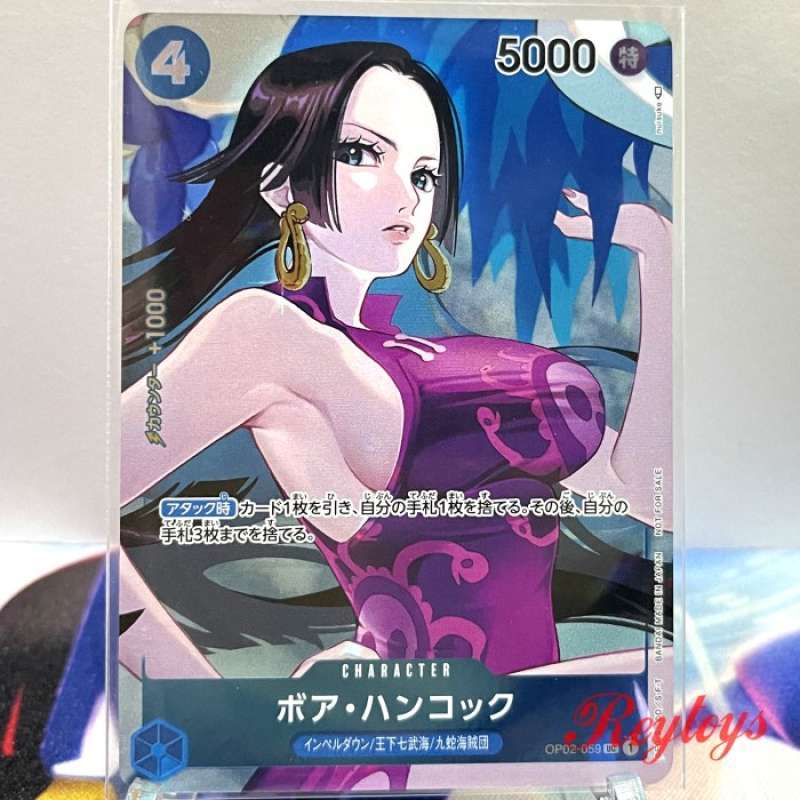 Promo One Piece Tcg Op02 - 059 P-uc - Boa Hancock (parallel) Diskon 23% Di Seller Megariya ...
