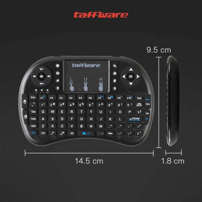 Jual Mini Keyboard Touch Pad Wireless 2.4 Ghz I8 Keyboard Gaming ...