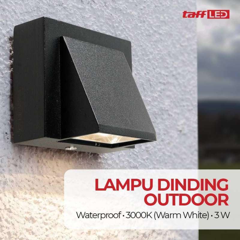 Jual Lampu Dinding Outdoor Aluminium Waterproof Led 3w Warm White Wd079 ...