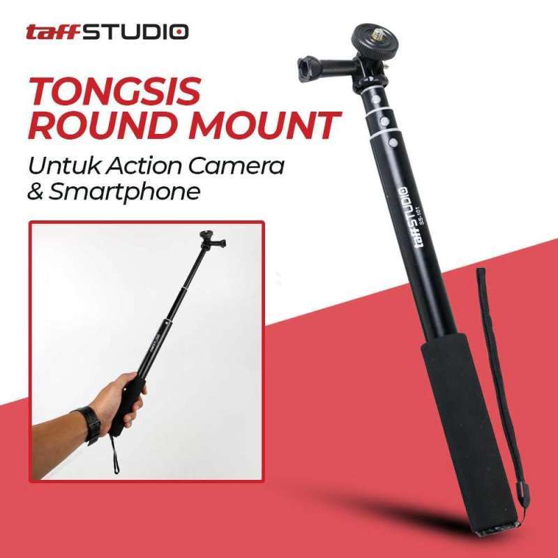 Jual Tongsis Monopod Round Mount For Action Camera / Smartphone Ss-101 ...
