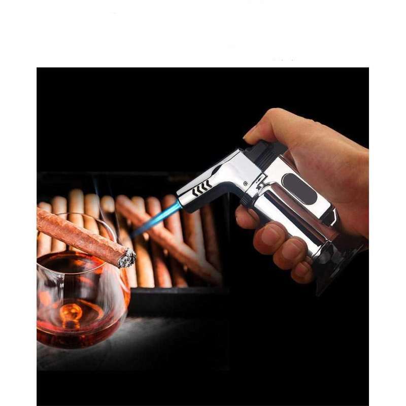 Jual Korek Api Mini Gas Butane Turbo Torch Jet 3 Windproof Pe-979 ...