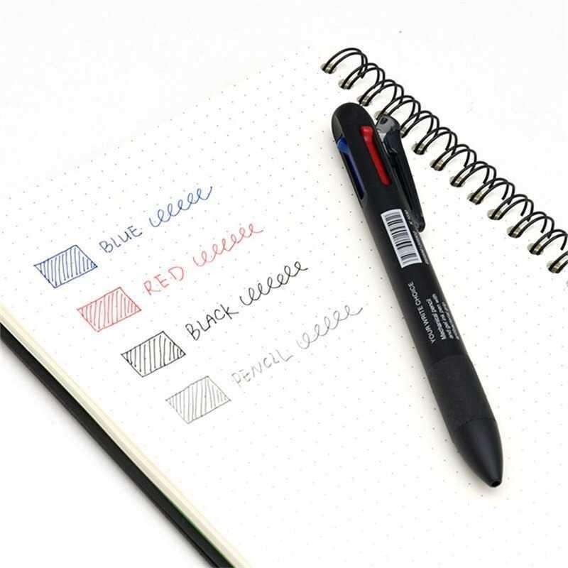 Jual Module 4 In 1 Pena Black Blue Red Ink0.5mm With Pensil Mekanik ...