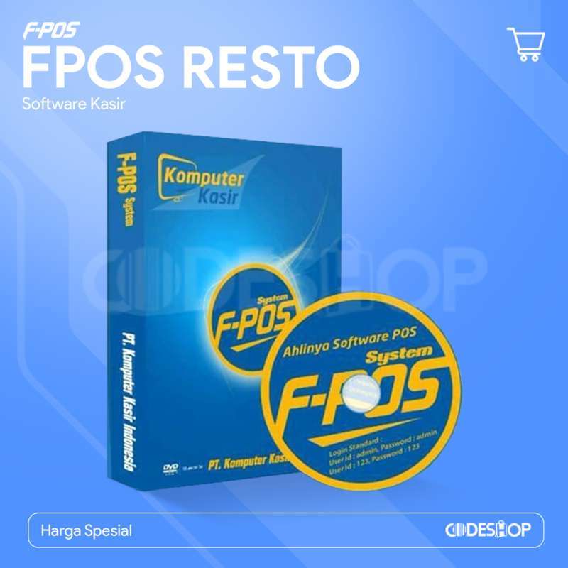 Jual Software Program Kasir Resto Fpos Restaurant Aplikasi F-pos Cafe ...