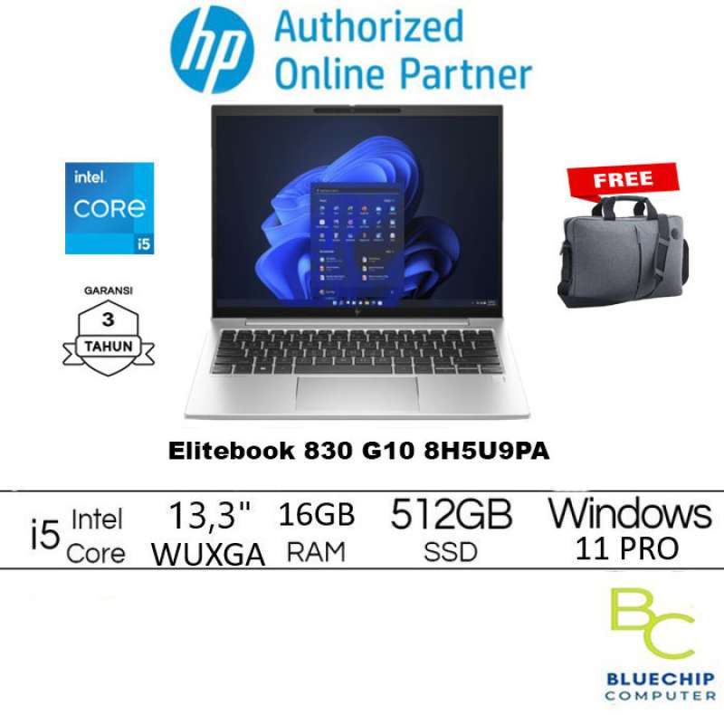 Jual Laptop Hp Elitebook 830 G10 8h5u9pa-i5-1335u 16gb 512gb 13,3 ...