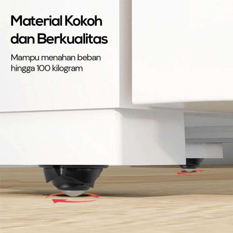 Jual Nuolux Roda Tempel Universal Roller Slide Adhesive 4 Pcs A2e4 Alas ...