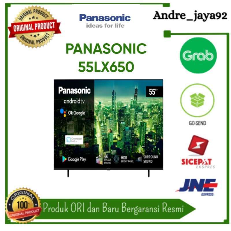 Jual Led Tv Digital Android 4k Hdr Panasonic Th-55lx650 Di Seller Andre Jaya 92 Official Store ...